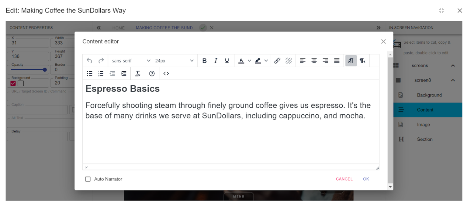From Text Prompt to eLearning Magic - Open eLMS