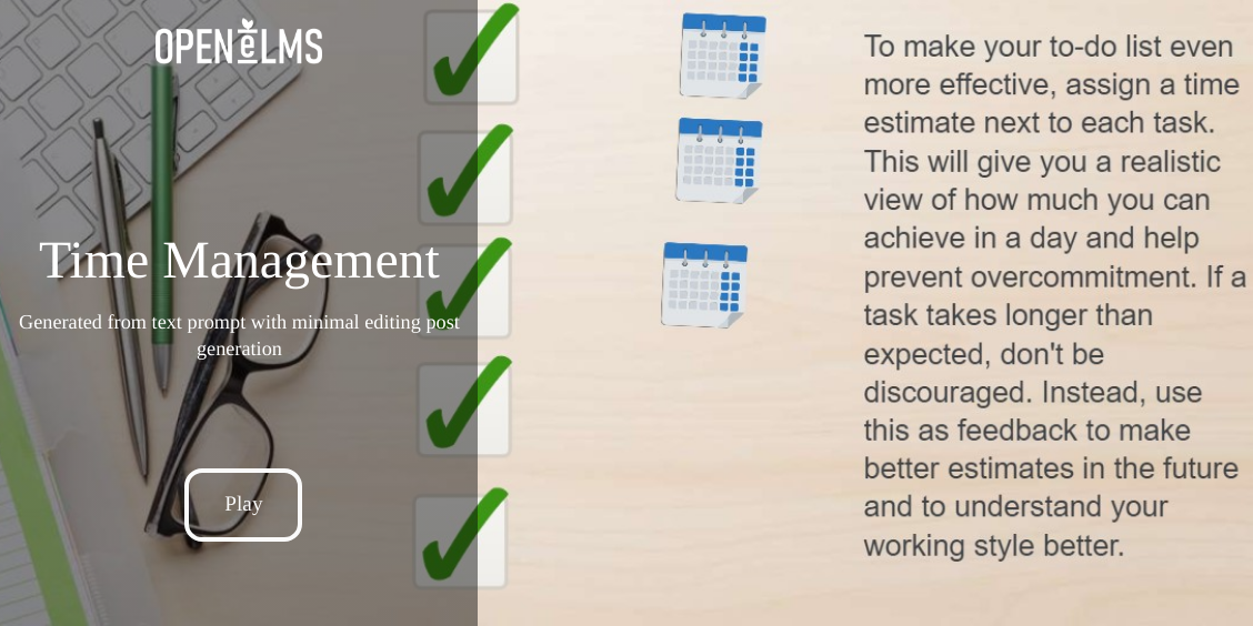 Examples - Open eLMS